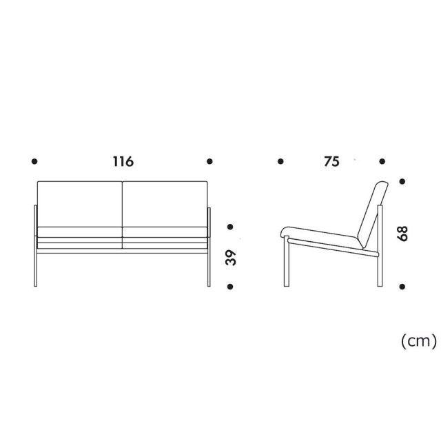 KIKI キキ ソファ 2人掛け Hallingdal 126 Artek アルテック : SEMPRE.JP - 通販 - Yahoo!ショッピング