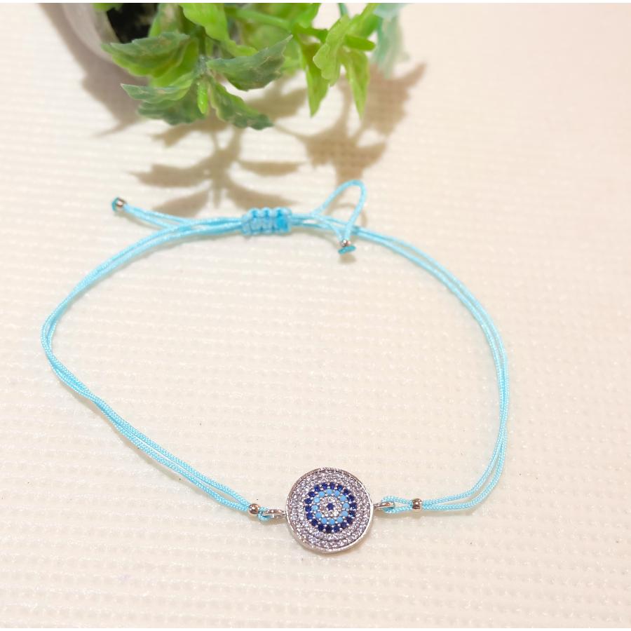 トルコ雑貨 ナザレボンジュク お守り 可愛い 紐ブレスレット プレゼントNO35 : 仙台 トルコ ハンドメイド店 - 通販 - Yahoo!ショッピング