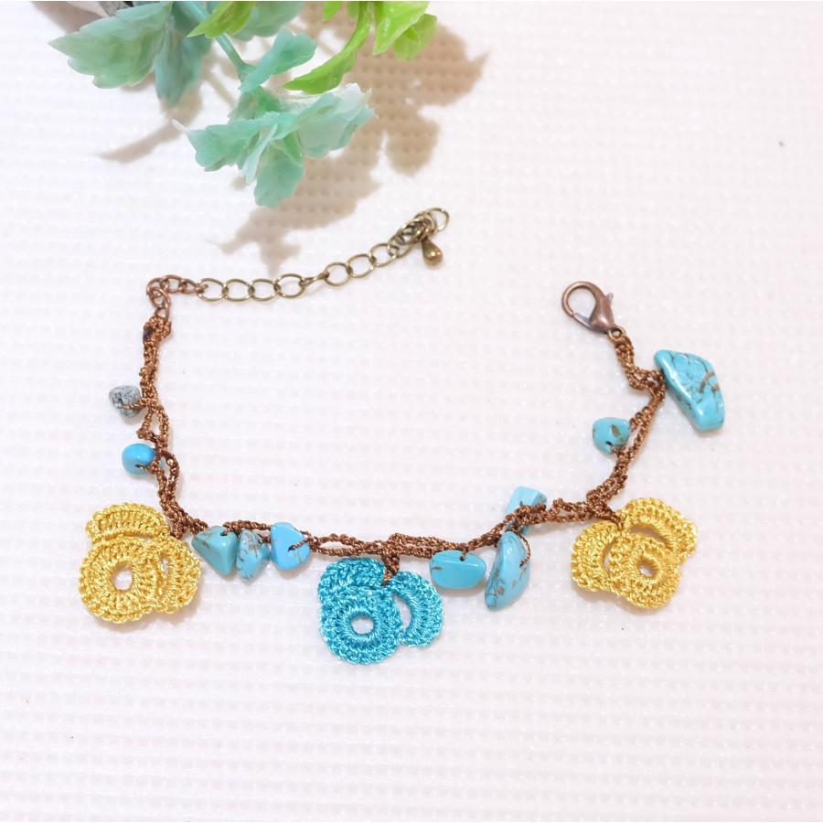 トルコ雑貨 oya 可愛い ハンドメイド トゥーオヤ ボンジュックオヤ ブレスレット プレゼントNO30 : 仙台 トルコ ハンドメイド店 - 通販 - Yahoo!ショッピング