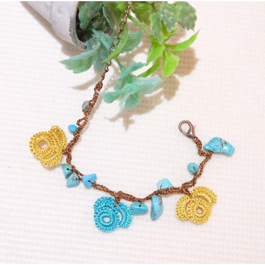 トルコ雑貨 oya 可愛い ハンドメイド トゥーオヤ ボンジュックオヤ ブレスレット プレゼントNO30 : 仙台 トルコ ハンドメイド店 - 通販 - Yahoo!ショッピング