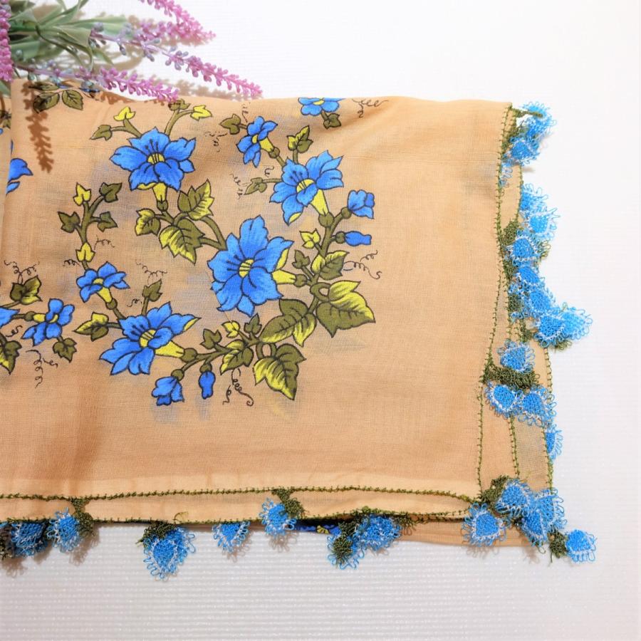 トルコ オヤ OYA イーネオヤ ビンテージ スカーフ 可愛い 花 モチーフ おしゃれ ハンドメイドNO32 : 仙台 トルコ ハンドメイド店 - 通販 - Yahoo!ショッピング