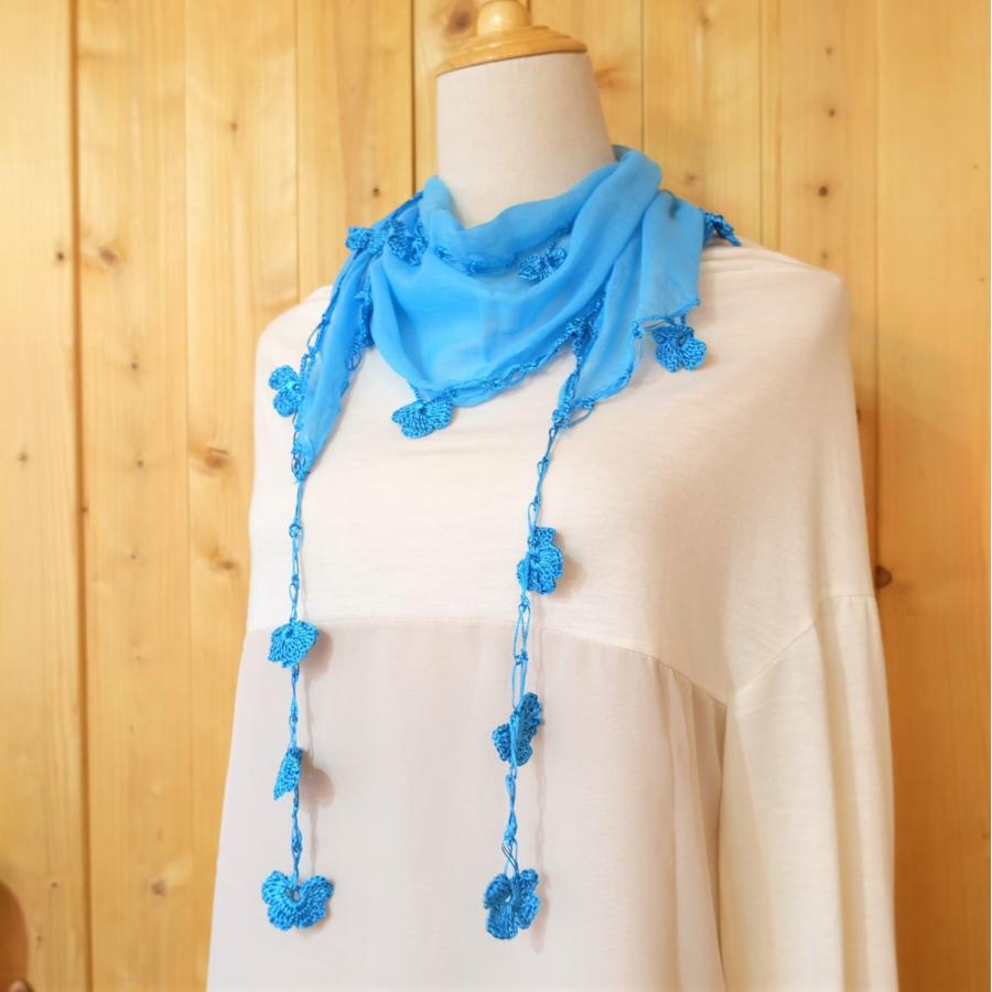 トルコ OYA オタンティックスカーフ 可愛い おしゃれ ハンドメイドNO2 : 仙台 トルコ ハンドメイド店 - 通販 - Yahoo!ショッピング