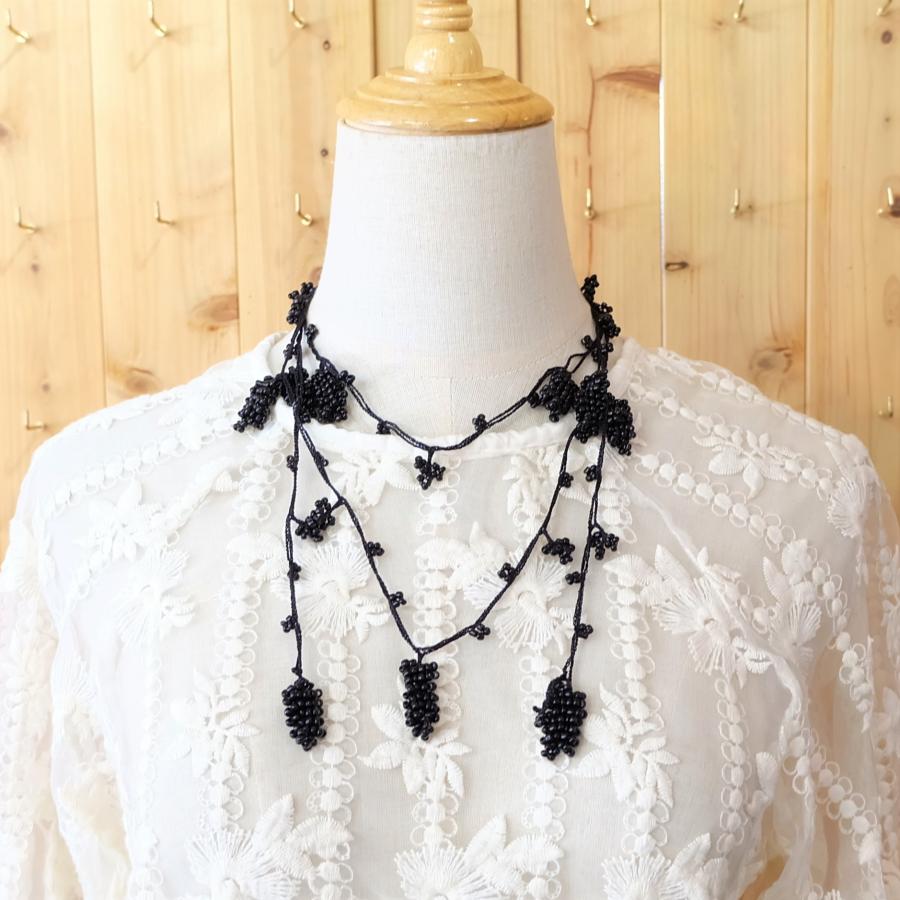 トルコ雑貨 ボンジュクオヤ ビーズ アクセサリー ハンドメイド 可愛い ガーランド ラリエットNO2 : 仙台 トルコ ハンドメイド店 - 通販 - Yahoo!ショッピング