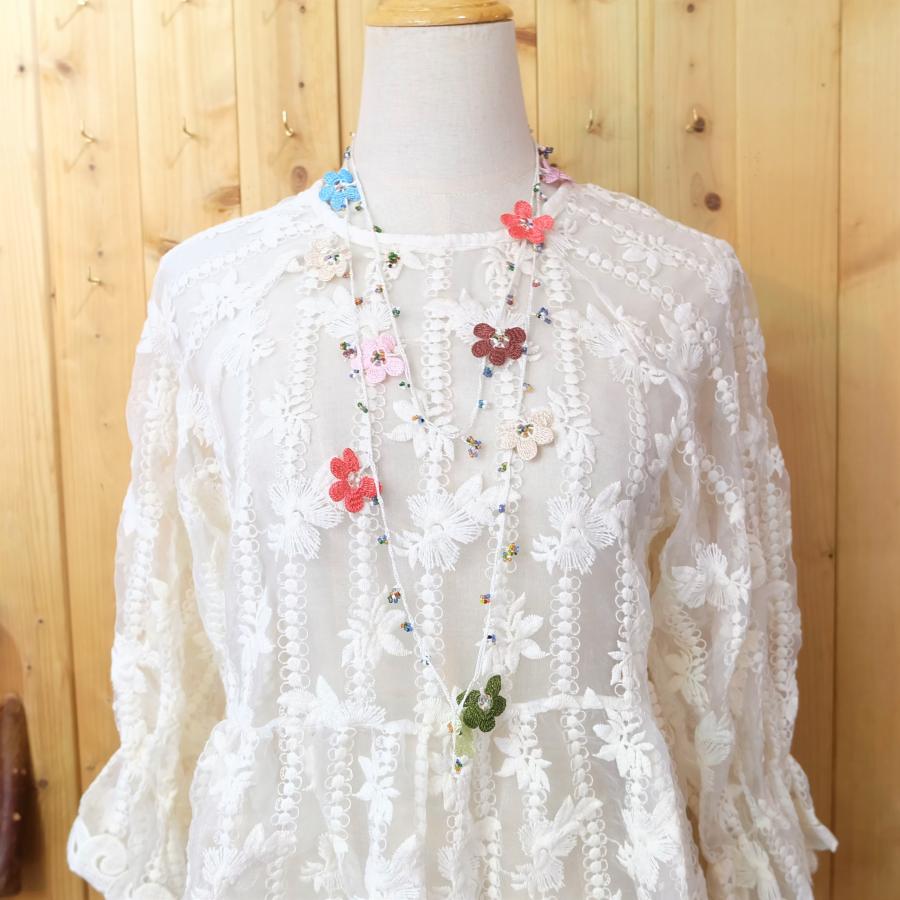 トルコ雑貨 トゥーオヤ ビーズ アクセサリー ハンドメイド 可愛い ガーランド ラリエットNO30 : 仙台 トルコ ハンドメイド店 - 通販 - Yahoo!ショッピング