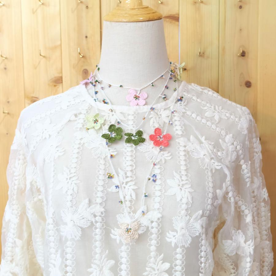 トルコ雑貨 トゥーオヤ ビーズ アクセサリー ハンドメイド 可愛い ガーランド ラリエットNO30 : 仙台 トルコ ハンドメイド店 - 通販 - Yahoo!ショッピング