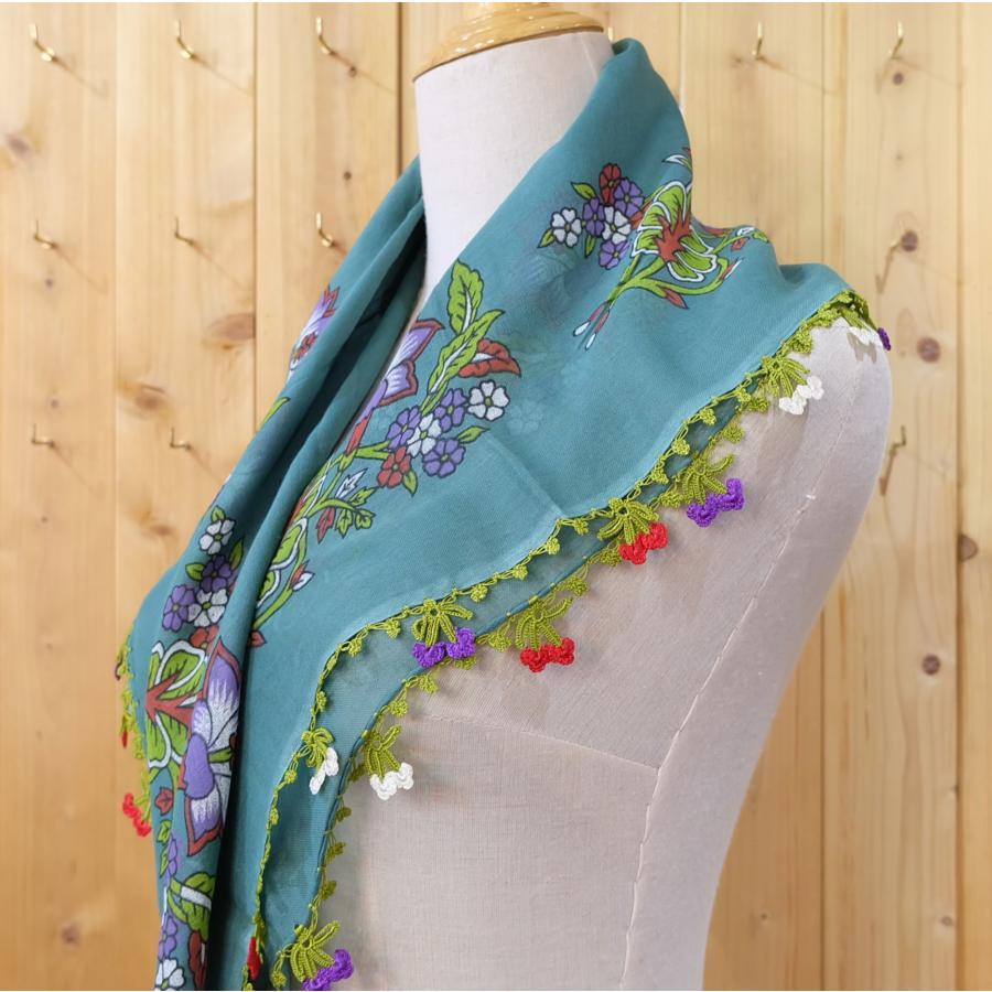 トルコ オヤ OYA トゥーオヤ ビンテージ スカーフ 可愛い 花 モチーフ おしゃれ ハンドメイドNO97 : 仙台 トルコ ハンドメイド店 - 通販 - Yahoo!ショッピング