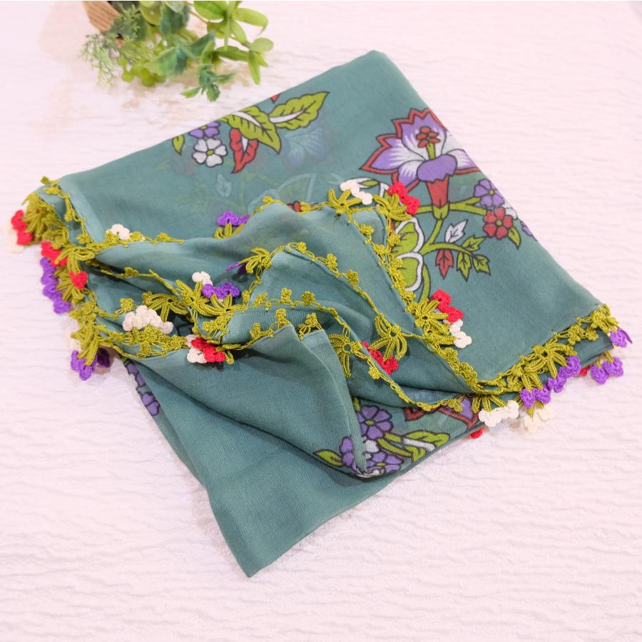 トルコ オヤ OYA トゥーオヤ ビンテージ スカーフ 可愛い 花 モチーフ おしゃれ ハンドメイドNO97 : 仙台 トルコ ハンドメイド店 - 通販 - Yahoo!ショッピング