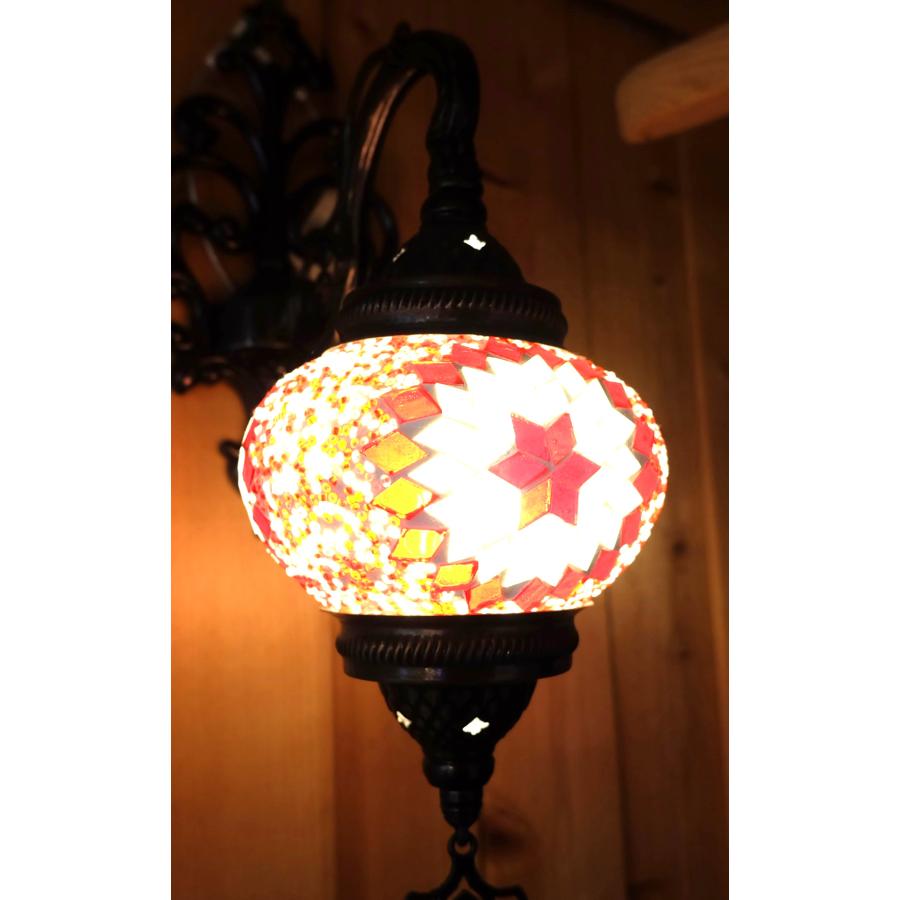 トルコ雑貨 壁掛け トルコモザイクランプ 綺麗い エキゾチック LED電球付き カラーガラス ハンドメイドNO24 : t-lamp-024 : 仙台 トルコ ハンドメイド店 - 通販 ...