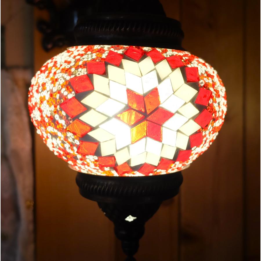 トルコ雑貨 壁掛け トルコモザイクランプ 綺麗い エキゾチック LED カラーガラス ハンドメイドNO24 :t-lamp-024:仙台 トルコ ハンドメイド店 - 通販 - Yahoo!ショッピング