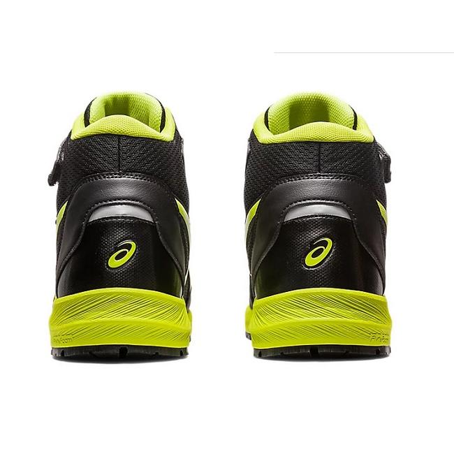 ASICS 安全靴 CP216 アシックス 1273A076 ウィンジョブ 001 ブラック×ブラック asics 作業靴 セーフティーシューズ ハイカット ベルトタイプ 3色展開 ...