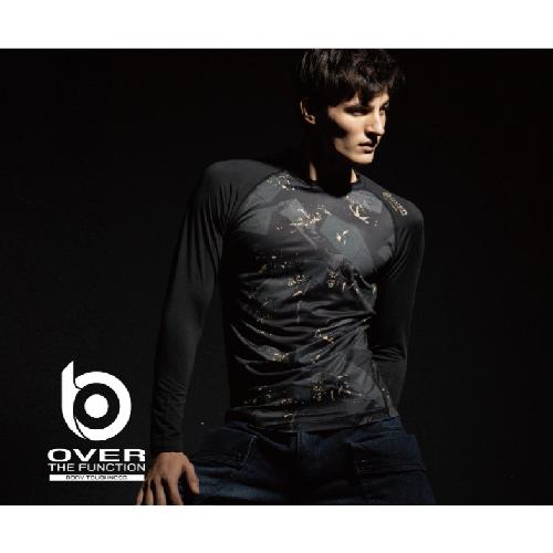 JW-541 11.ブラック オーバーザファンクション ショートスリーブ クルーネックシャツ おたふく手袋 オールシーズン 温度感知 温度調整 消臭 :jw541overthefanction ...