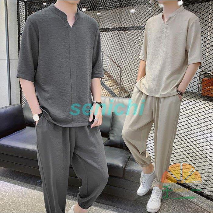ジャージ セットアップ メンズ 夏 上下セット 五分丈袖tシャツ スウェットパンツ 2点セット トップス ハーフパンツ カジュアル ルームウェア 部屋着 : 千一 - 通販 - Yahoo ...