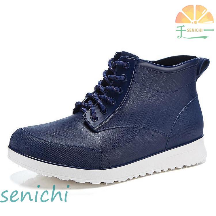 レインシューズ メンズ レインブーツ おしゃれ レインブーツ ショート レインス 防水 スニーカー キッチンシューズ 釣りブーツ ...