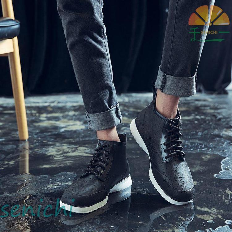 レインシューズ メンズ レインブーツ おしゃれ レインブーツ ショート レインス 防水 スニーカー キッチンシューズ 釣りブーツ ...