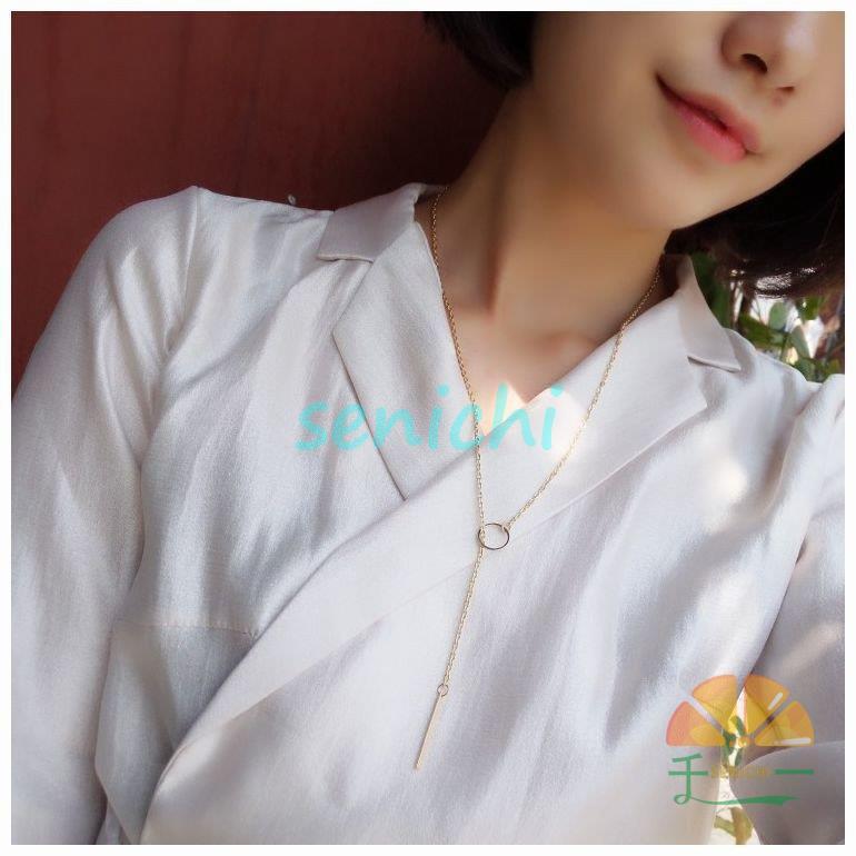 ネックレス ペンダント ロングネックレス サークル 円形 まる ラブリー キュート おしゃれ かわいい 大人 シンプル 女性 レディース アクセサリ :sic0816-neck164:千一 ...