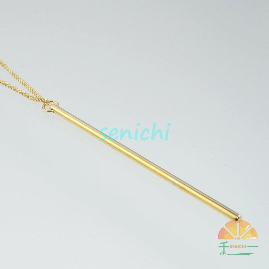 ロングネックレス Y字 レディース アクセサリー 2連 バー ボール チェーン メタル シンプル 上品 華奢 大人女子 女性用 婦人用 プレゼント ギ :sic0816-neck691:千一 ...