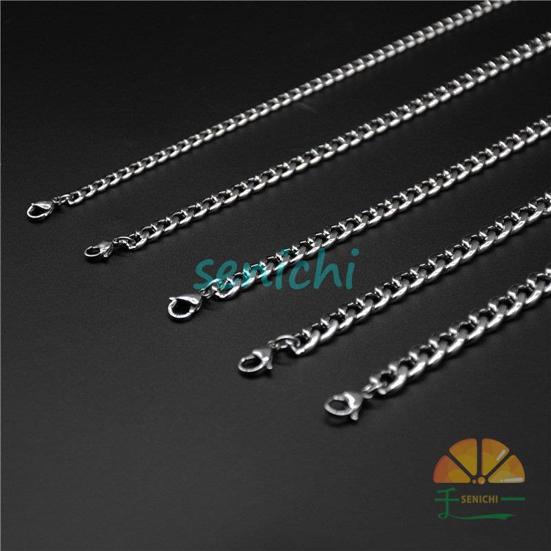 ネックレス チェーンのみ アクセサリー 男女兼用 レディース メンズ シルバーカラー カッコいい 太め ゴツめ おしゃれ ヒップホップ ユニセックス :sic0816-neck744:千一 ...