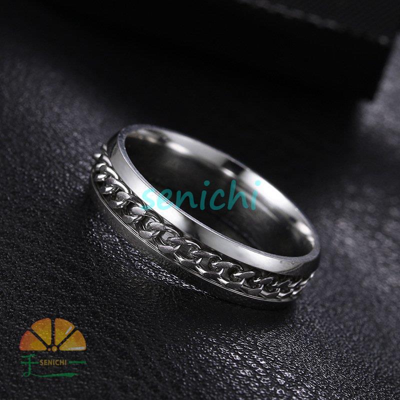 指輪 リング アクセサリー メンズ 男性 太め 幅広 チェーン かっこいい おしゃれ ギフト プレゼント 贈り物 ファッション小物 :sic0816-ring442:千一 - 通販 ...