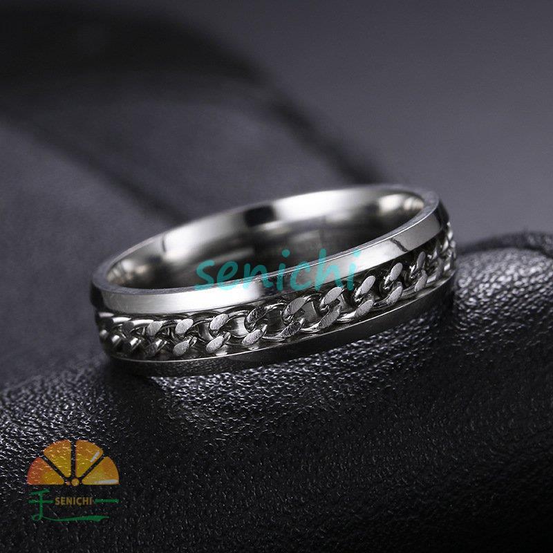 指輪 リング アクセサリー メンズ 男性 太め 幅広 チェーン かっこいい おしゃれ ギフト プレゼント 贈り物 ファッション小物 :sic0816-ring442:千一 - 通販 ...