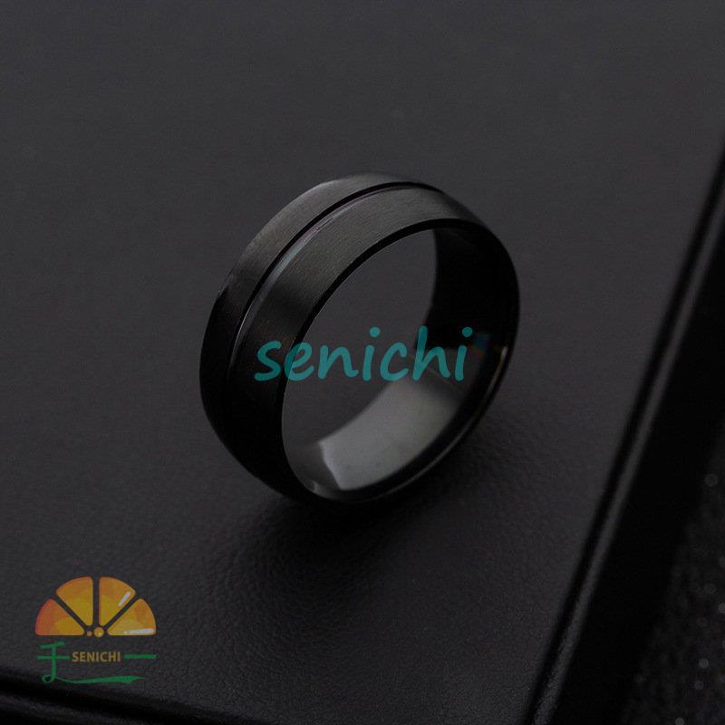 リング 指輪 メンズ 男性 アクセサリー ファッションリング 平打ち フラットバンド シンプル ブラック つや消し ライン 普段使い デイリー おしゃ : sic0816-ring619 ...