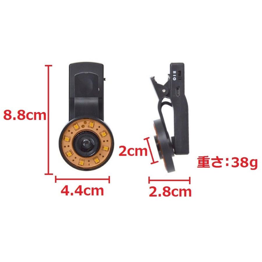 サンコー クリップ式自分撮りリングライト 2色 「800-0088」 : 千客屋 - 通販 - Yahoo!ショッピング