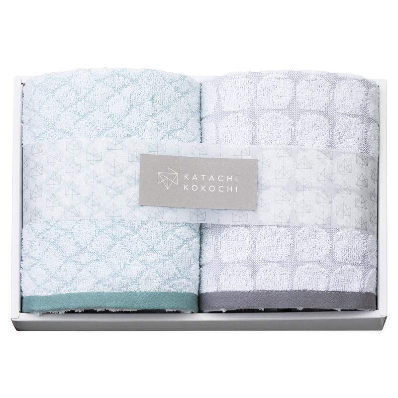 KATACHI KOKOCHI（カタチココチ） フェイスタオル2P グレー K-20102/6 : 贈物広場セノヲ - 通販 - Yahoo!ショッピング
