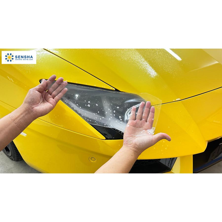 洗車の王国 ヘッドライトフィルム 車検対応 クリア UV ヘッドライト 黄ばみ 防止 PPF 車種別 カット済み フィルム 1set : 洗車の王国 - 通販 - Yahoo!ショッピング