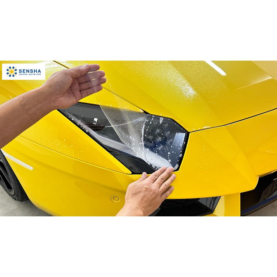 洗車の王国 ヘッドライトフィルム 車検対応 クリア UV ヘッドライト 黄ばみ 防止 PPF 車種別 カット済み フィルム 1set : 洗車の王国 - 通販 - Yahoo!ショッピング