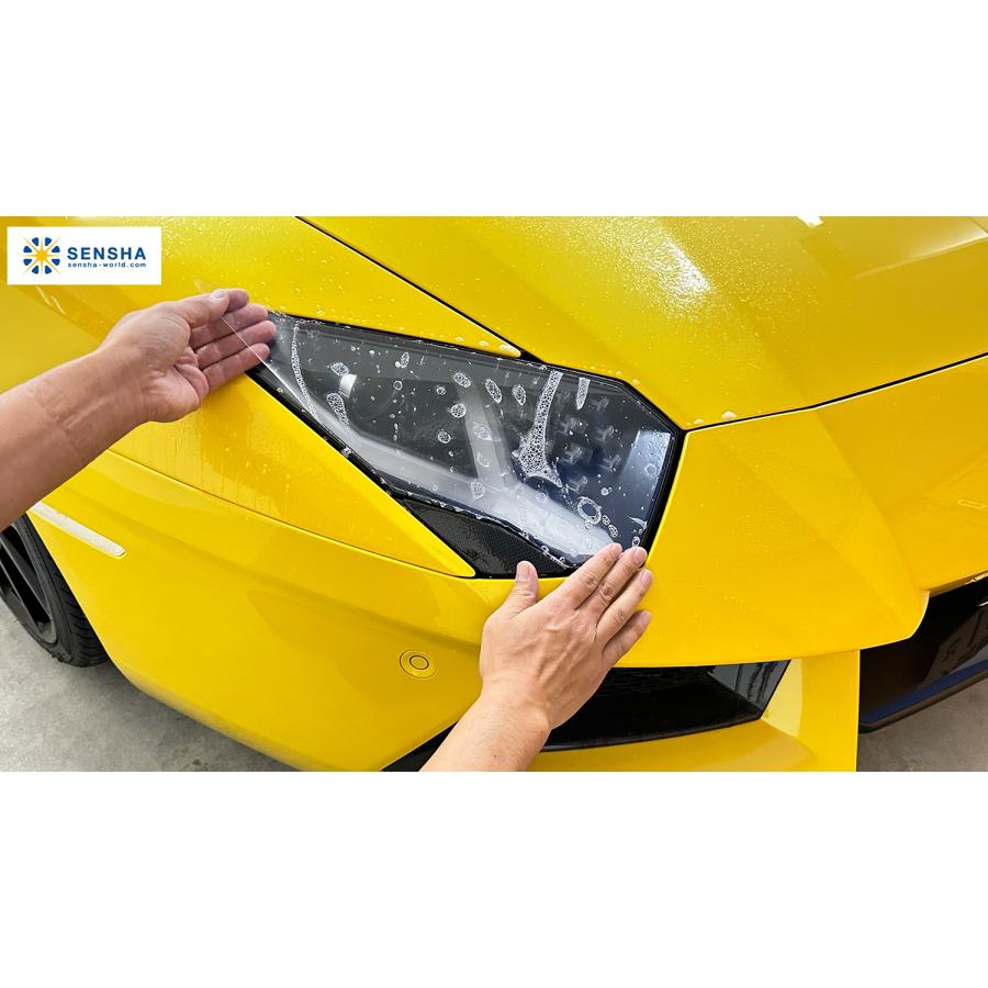 洗車の王国 ヘッドライトフィルム 車検対応 クリア UV ヘッドライト 黄ばみ 防止 PPF 車種別 カット済み フィルム 1set : 洗車の王国 - 通販 - Yahoo!ショッピング