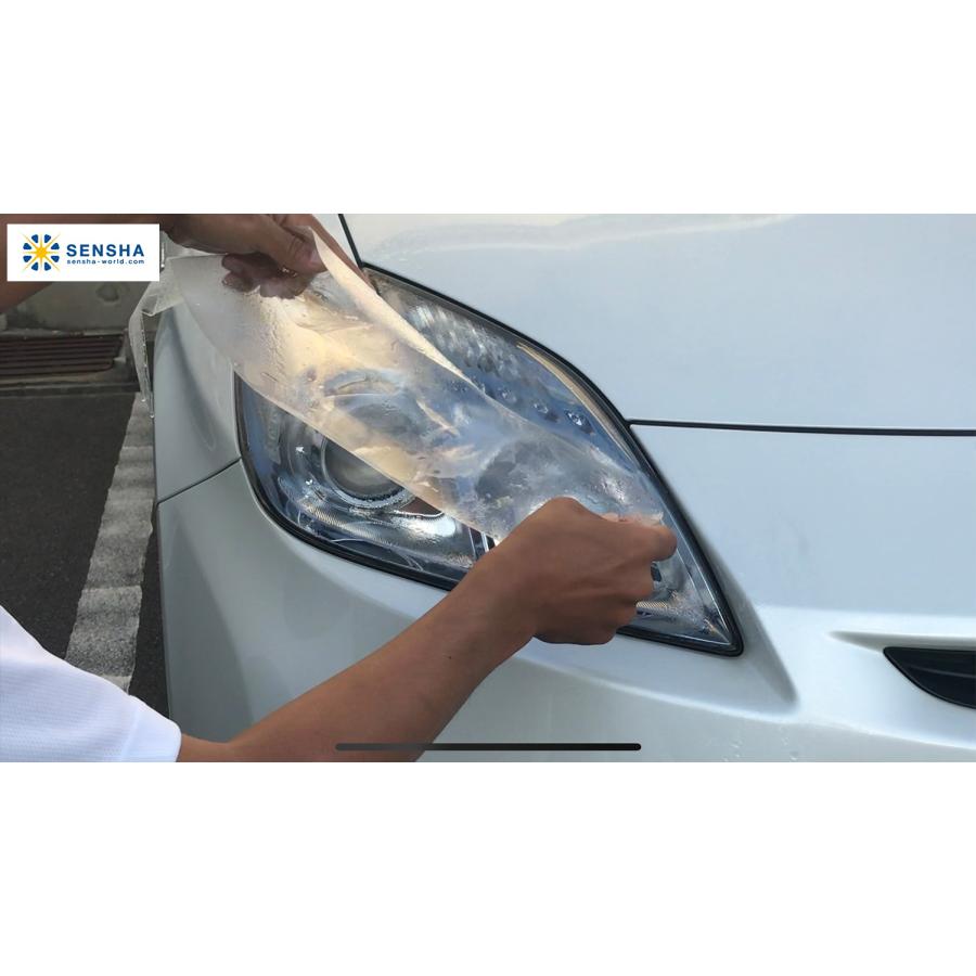 洗車の王国 ヘッドライトフィルム 車検対応 クリア UV ヘッドライト 黄ばみ 防止 PPF 車種別 カット済み フィルム 1set : 洗車の王国 - 通販 - Yahoo!ショッピング