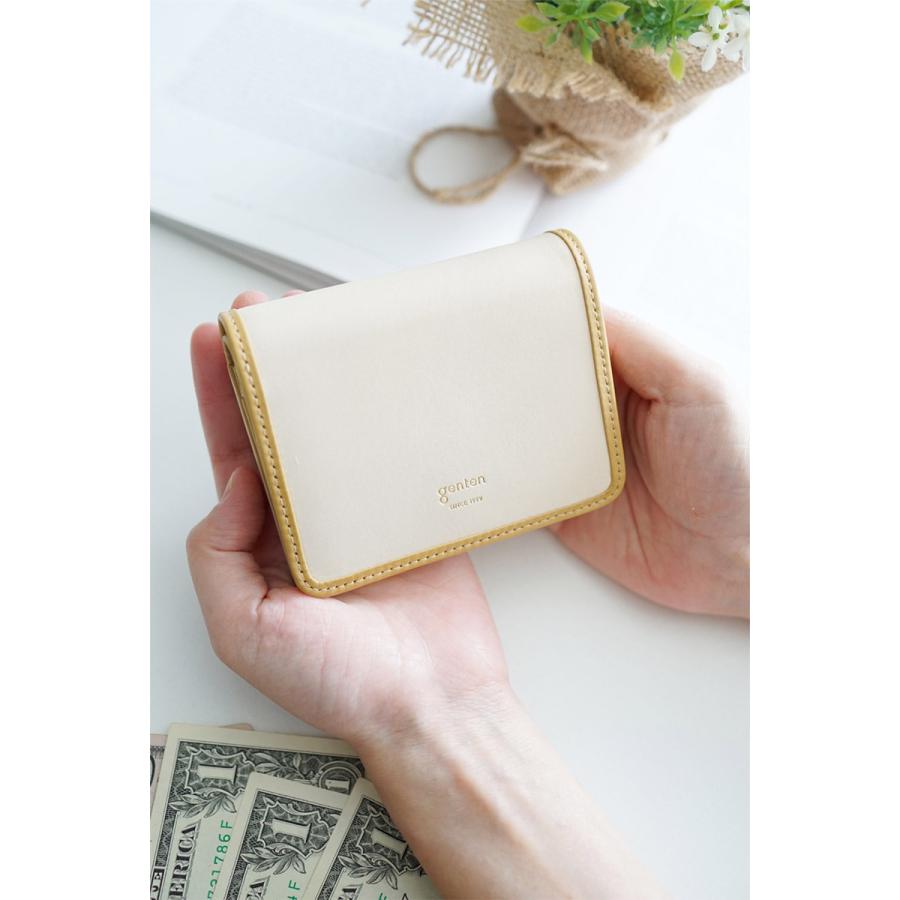 genten ゲンテン Milana ミラーナ 小銭入れ付き二つ折り財布 43142 : こだわりのブランド Sentire-One - 通販 - Yahoo!ショッピング