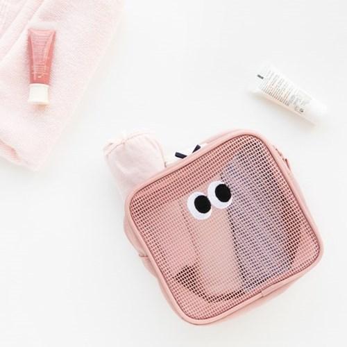 韓国雑貨 ＝som som＝ぎょろっと目玉が可愛い メッシュブロックポーチ(スモール)｜かわいい｜お土産｜ : 創業23周年 韓国音楽専門 ...