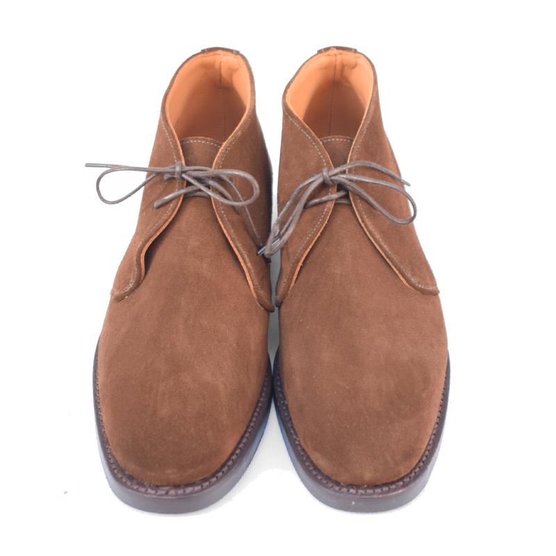 SANDERS（サンダース） 【MADE IN ENGLAND】 2TIE CHUKKA BOOT "CHESHAM" (イギリス製 スエード ...