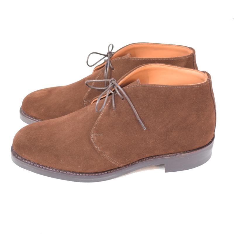 SANDERS（サンダース） 【MADE IN ENGLAND】 2TIE CHUKKA BOOT "CHESHAM" (イギリス製 スエード ...