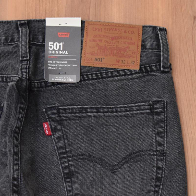 Levi's LEVI'S (リーバイス) 501 BLACK DENIM(ブラックデニム) STRECH (ストレッチ) 005013059 ...