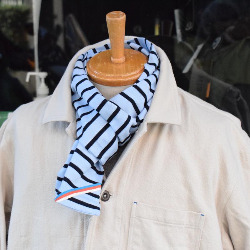 BRETON STRIPE(ブレトンストライプ)【MADE IN E.U】BASQUE BORDER SCARF(バスク ボーダースカーフ ...