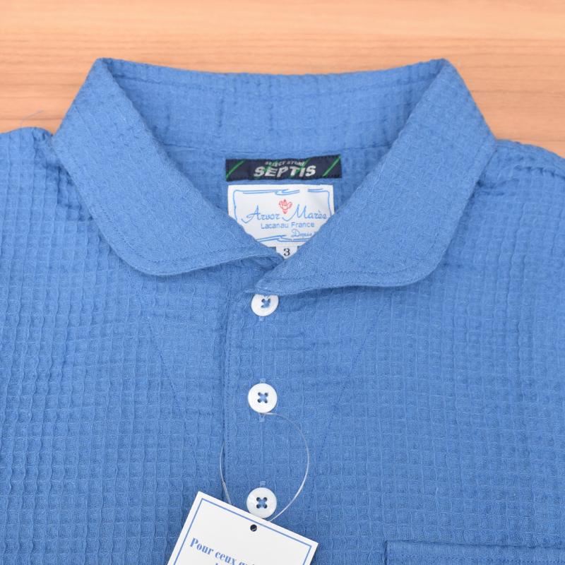 Arvor Maree（アルボーマレー） ARVOR MAREE×SEPTIS(アルボーマレー×SEPTIS Wネーム) SAILOR S/S P/O SHIRTS(セーラーカラー 半袖 ...