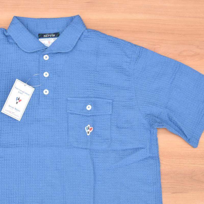 Arvor Maree（アルボーマレー） ARVOR MAREE×SEPTIS(アルボーマレー×SEPTIS Wネーム) SAILOR S/S P/O SHIRTS(セーラーカラー 半袖 ...