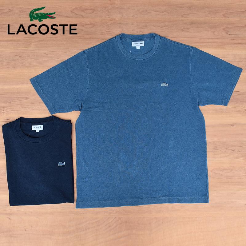 LACOSTE 【2 COLORS】JAPAN LACOSTE(ジャパンラコステ) TH310 S/S PIQUE T-SHIRTS(半袖 鹿の子 Tシャツ) INDIGO DYED ...