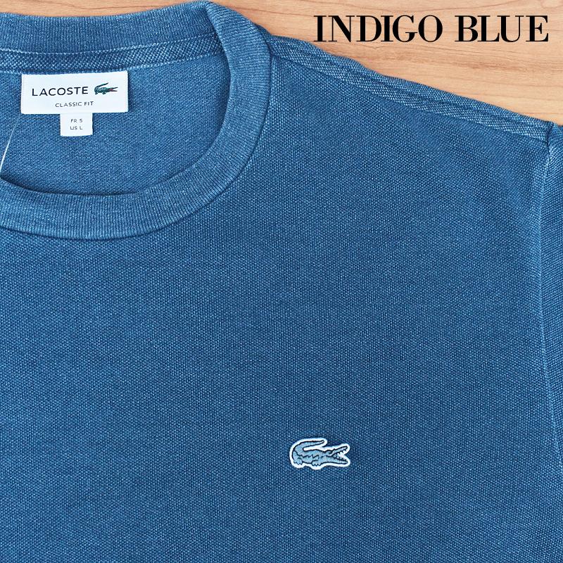 LACOSTE 【2 COLORS】JAPAN LACOSTE(ジャパンラコステ) TH310 S/S PIQUE T-SHIRTS(半袖 鹿の子 Tシャツ) INDIGO DYED ...