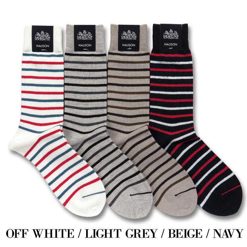 HALISON HALISON(ハリソン) LUXURE TRICOLOUR BORDER SOCKS (ラグジュアリートリコロールボーダーソックス) : セプティズ - 通販 - Yahoo ...