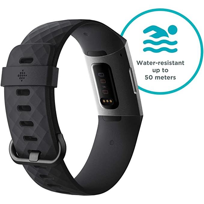 Fitbit Charge 3 Advanced Fitness Tracker with Heart Rate, Swim Tracking ...