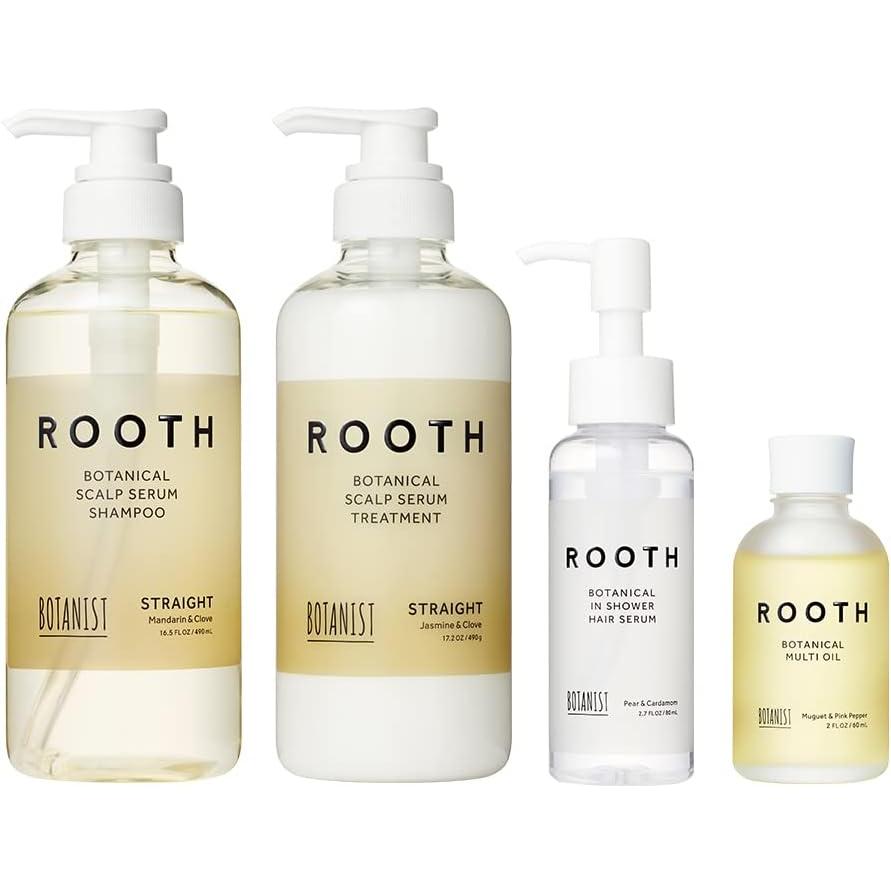 BOTANIST (ボタニスト) ROOTH ルース 4点セット シャンプー&トリートメント&ヘアオイル&ヘアセラム : セレクト高木瀬 - 通販 - Yahoo!ショッピング