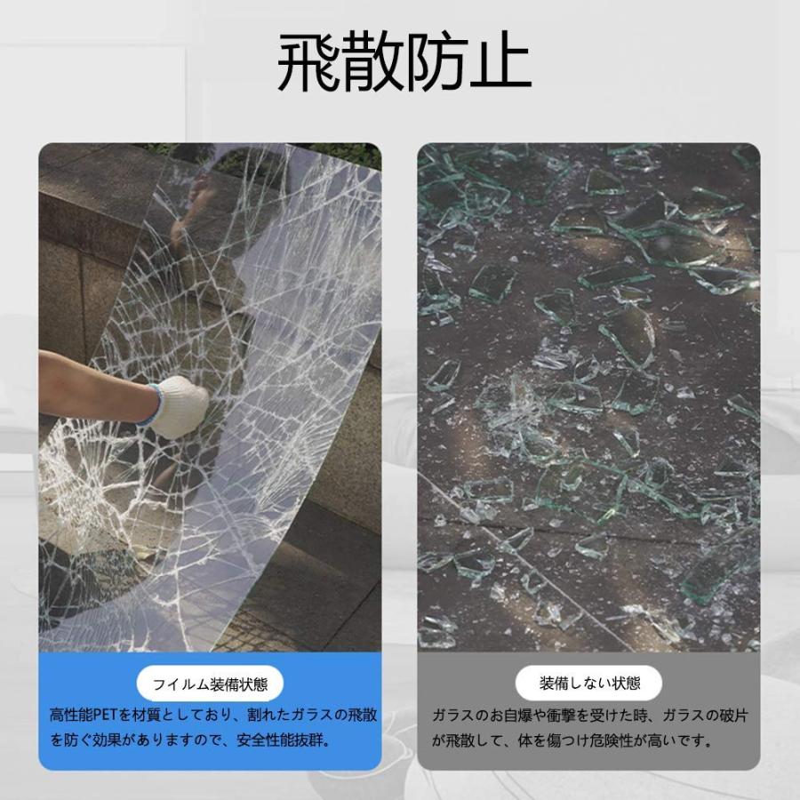 HOHOFILM 窓用 台風対策 ガラス保護 防犯フィルム 窓フィルム 飛散防止 ス 防災 防犯 ガラスフィルム 紫外線カット 断熱 安全 安全保護 : s-b0cbtt953s ...