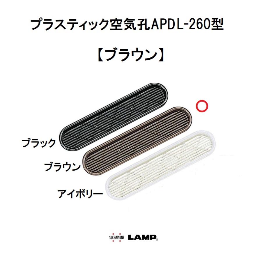 空気孔 スガツネ工業 210-030-006 APDL-260BR ブラウン DIY プラスティック空気孔 :apdl-260br:Lifeup - 通販 - Yahoo!ショッピング