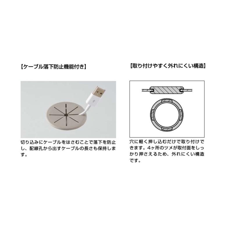 配線孔 スガツネ工業 SX型 210-037-262 SX58B-1 ブラック DIY 板金用 ケーブル落下防止 : Lifeup - 通販 - Yahoo!ショッピング