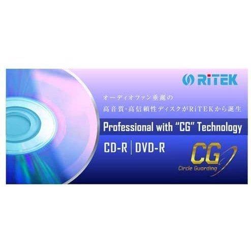 RITEK データ用 CD-R 700MB 52倍速 Ritek Professional with "CG" Technology ...
