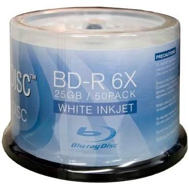 【12個セット】PlexDisc PLX-BR06WP50 BD-R 1回録画 6倍速 25GB Vガード Blu-ray 簡易方式対応 50 ...