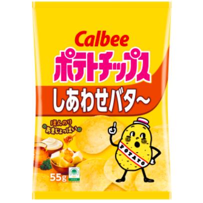 カルビー 【まとめ売り12袋】Calbee ポテトチップス 60g しあわせバター : せとみ屋 - 通販 - Yahoo!ショッピング