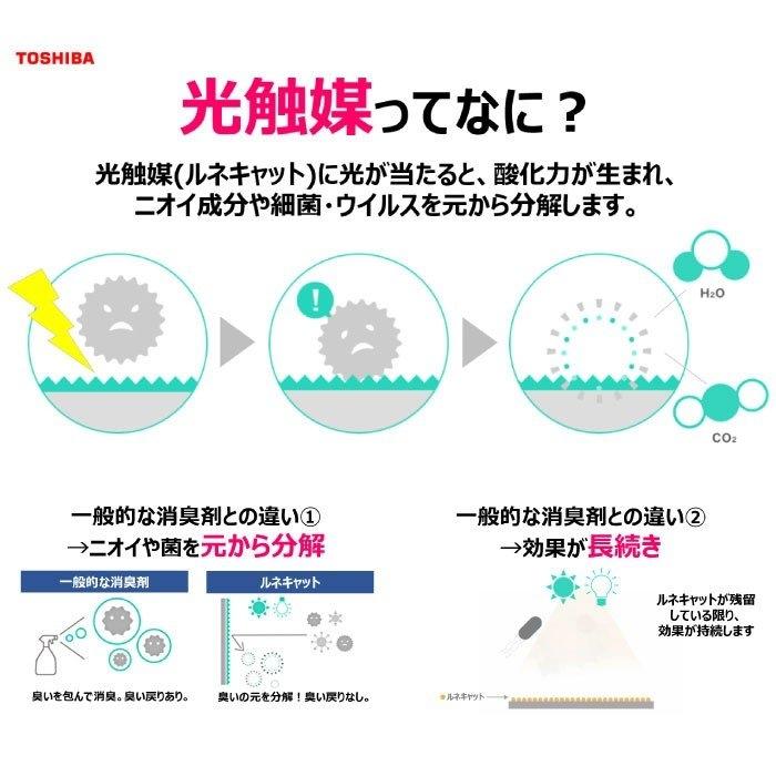 東芝 ルネキャット 光触媒スプレー 「ウィルス抑制」「消臭」「除菌」の効果 【品番】RMA-03-180B 180g : 住設Net - 通販 - Yahoo!ショッピング
